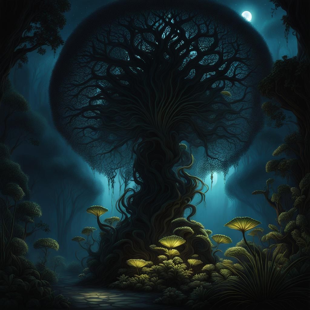 Giant Magical Tree #1 - AI Generated Artwork - NightCafe Creator