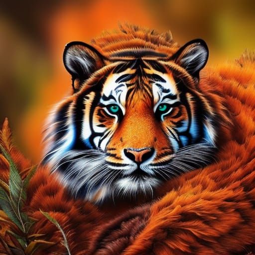 Tiger::Ink Tiger::Ink splash::Smoke::Dripping Ink::ink-art::Beautifully ...