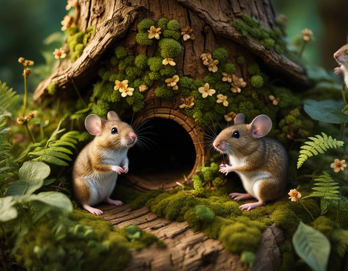 Mouse House - AI Generated Artwork - NightCafe Creator