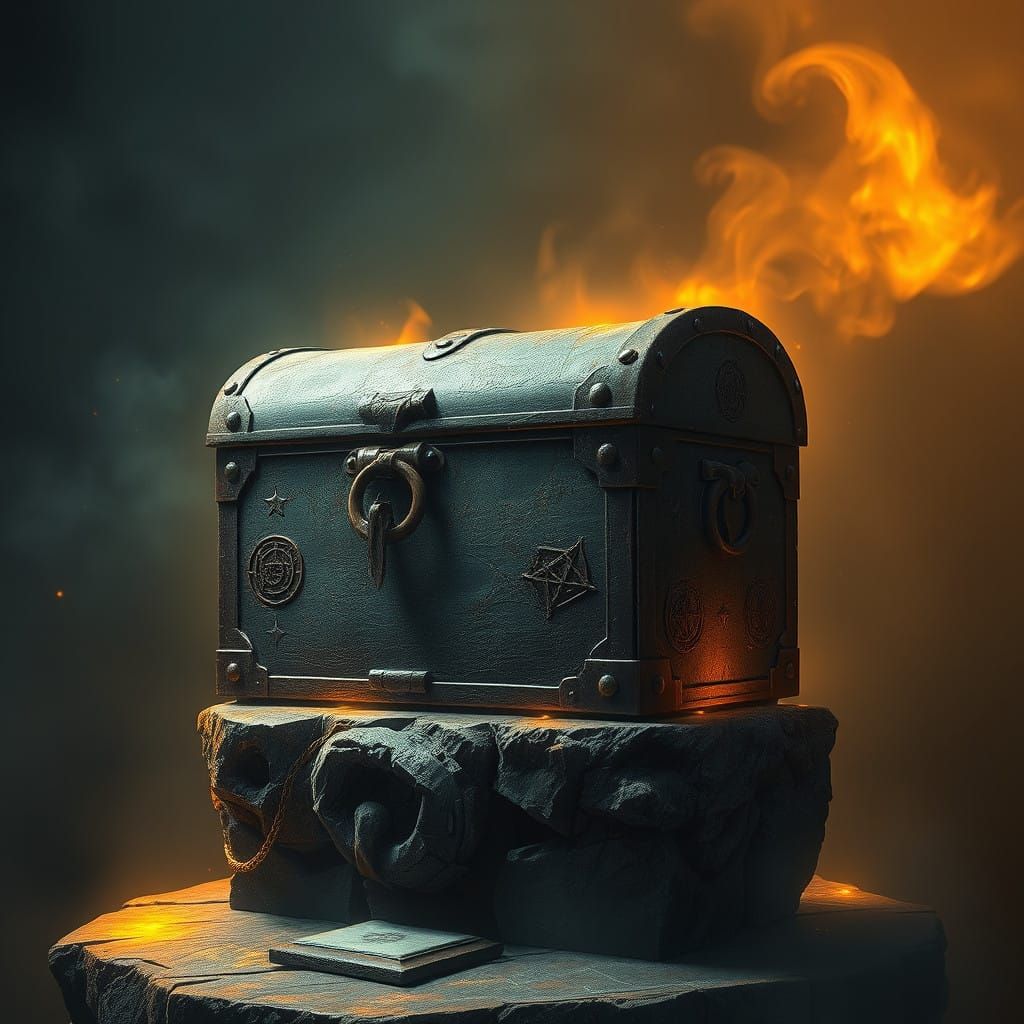 The mystery inside the chest - Ancient, Glowing Chest in a M...