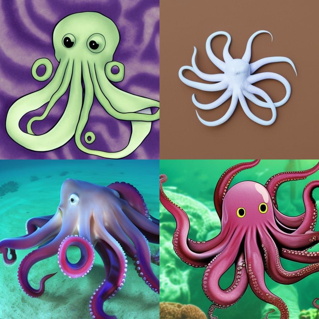 octopus meme - AI Generated Artwork - NightCafe Creator
