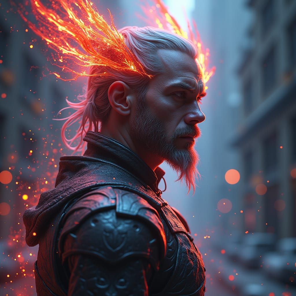 Thunder Bringer - Spectacular Portrait of a Regal Figure in...