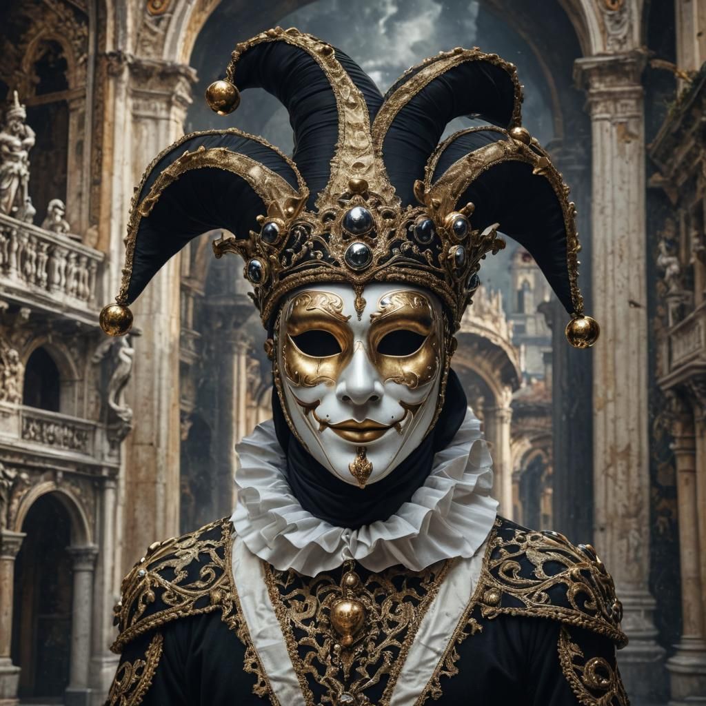 Jester Mask - AI Generated Artwork - NightCafe Creator