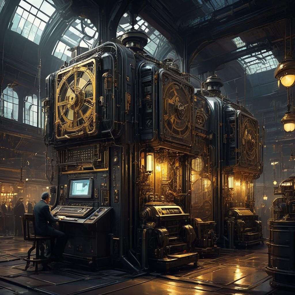 My Great Grandfather's Idea in 1880s of a Computer in 2025, An immense ...