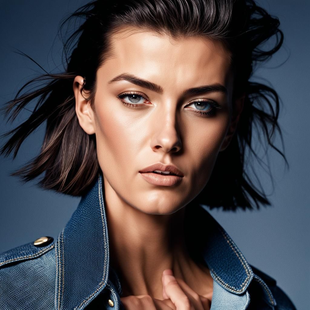 French Vogue-style photoshoot of Kiwi supermodel Georgia Fowler ...