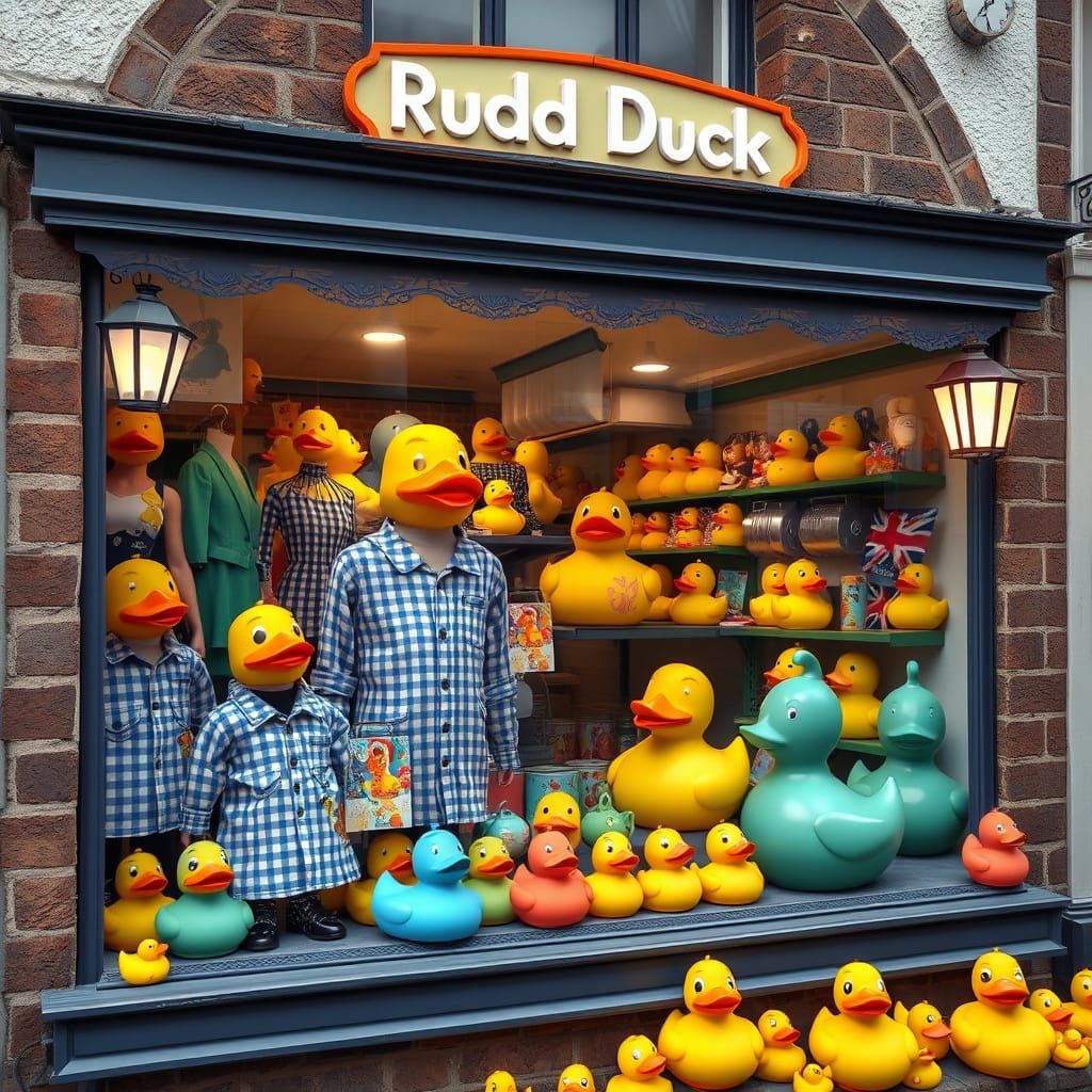 The Rubber Duck Shop - Whimsical British Shop Window Filled ...