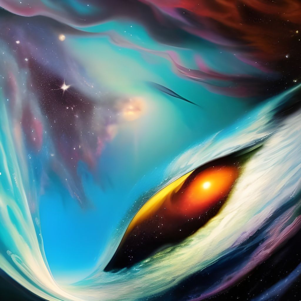 Splitting the Sky - AI Generated Artwork - NightCafe Creator