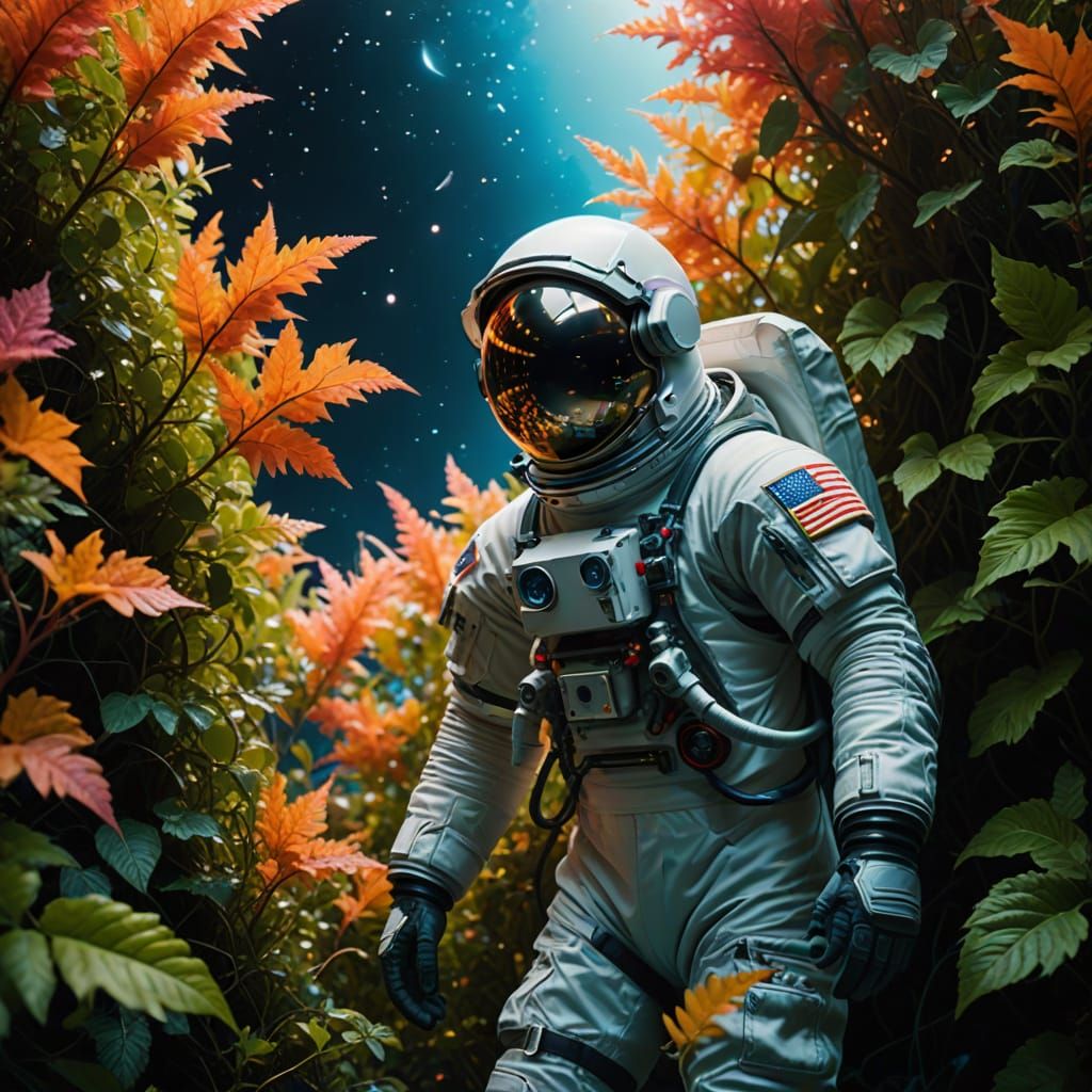 diving into a hedge in space - diving into a hedge in space