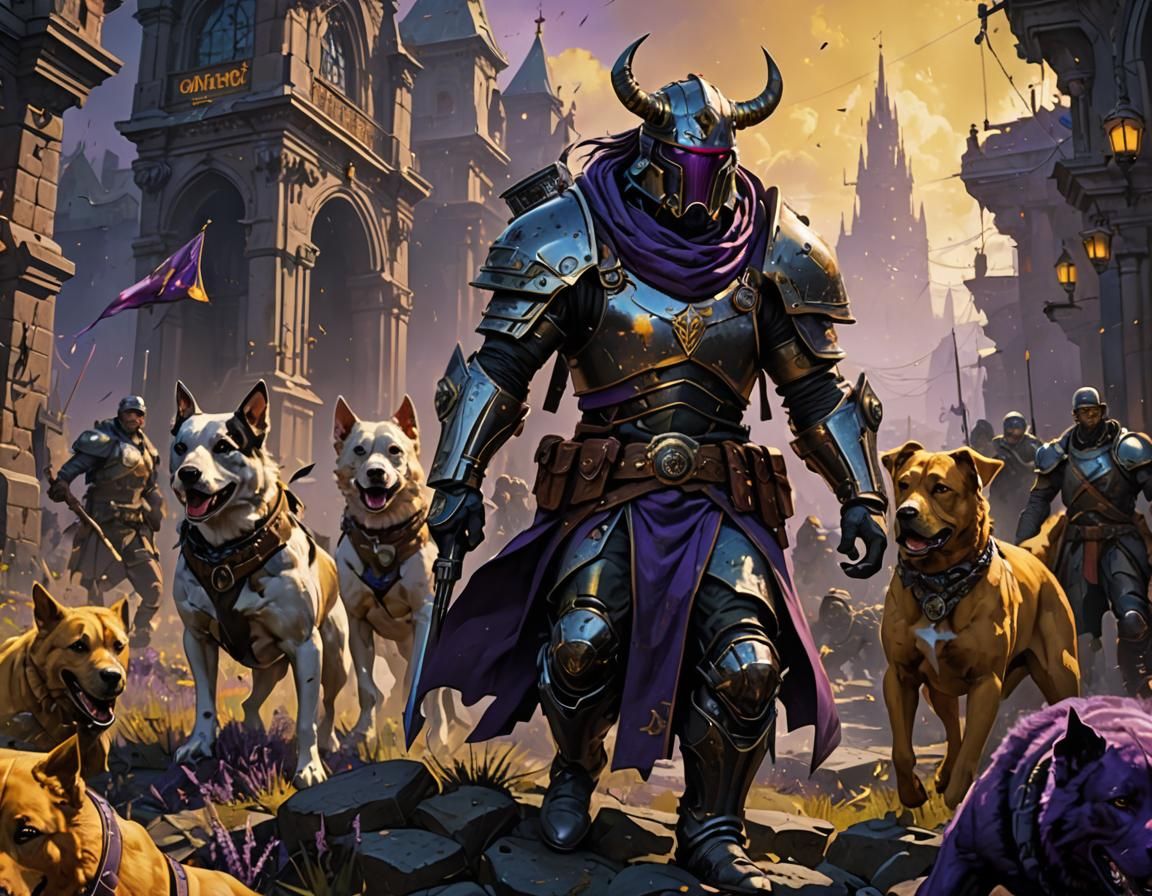 Cry havoc! and let slip the dogs of war. Knight - AI Generated Artwork ...