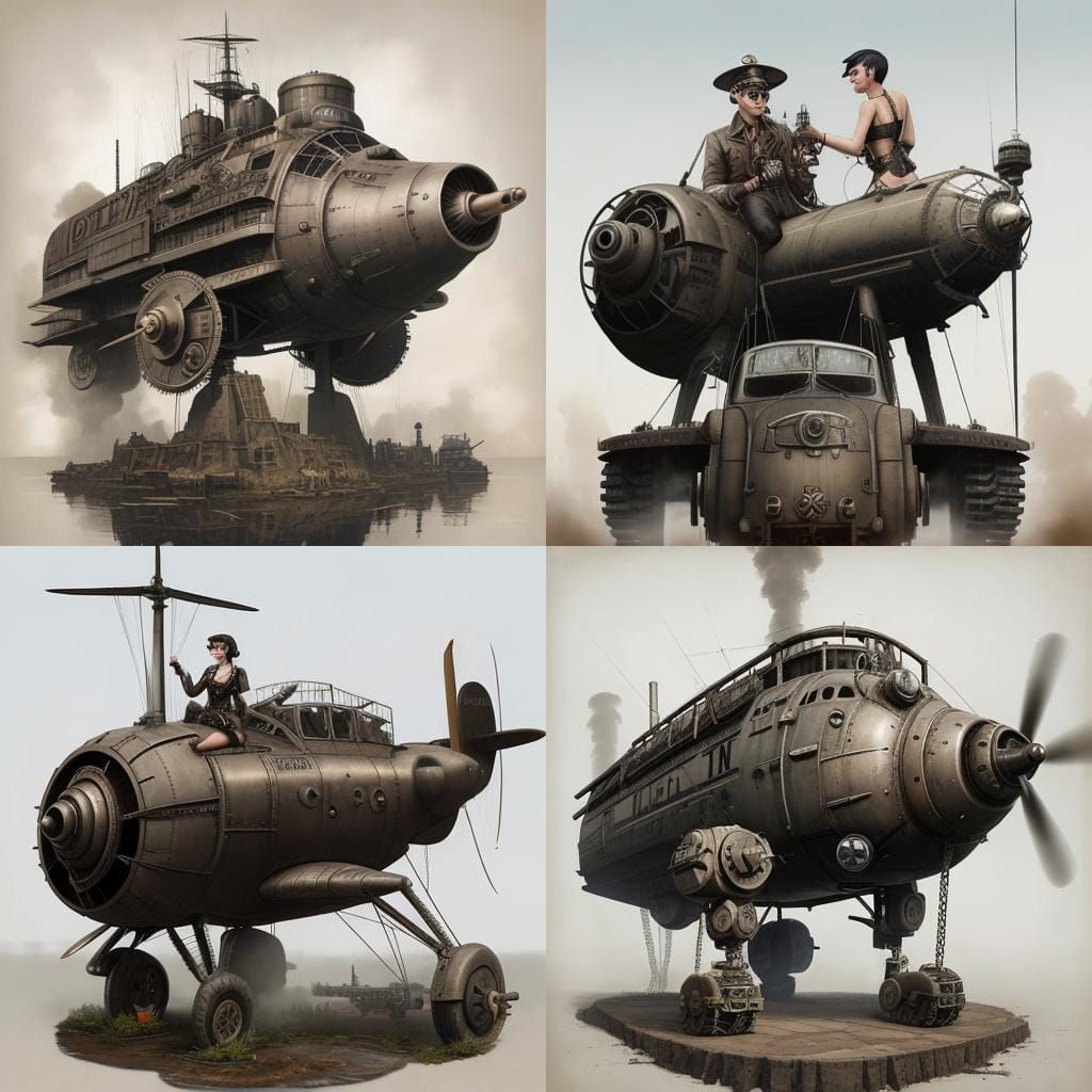 dieselpunk - AI Generated Artwork - NightCafe Creator