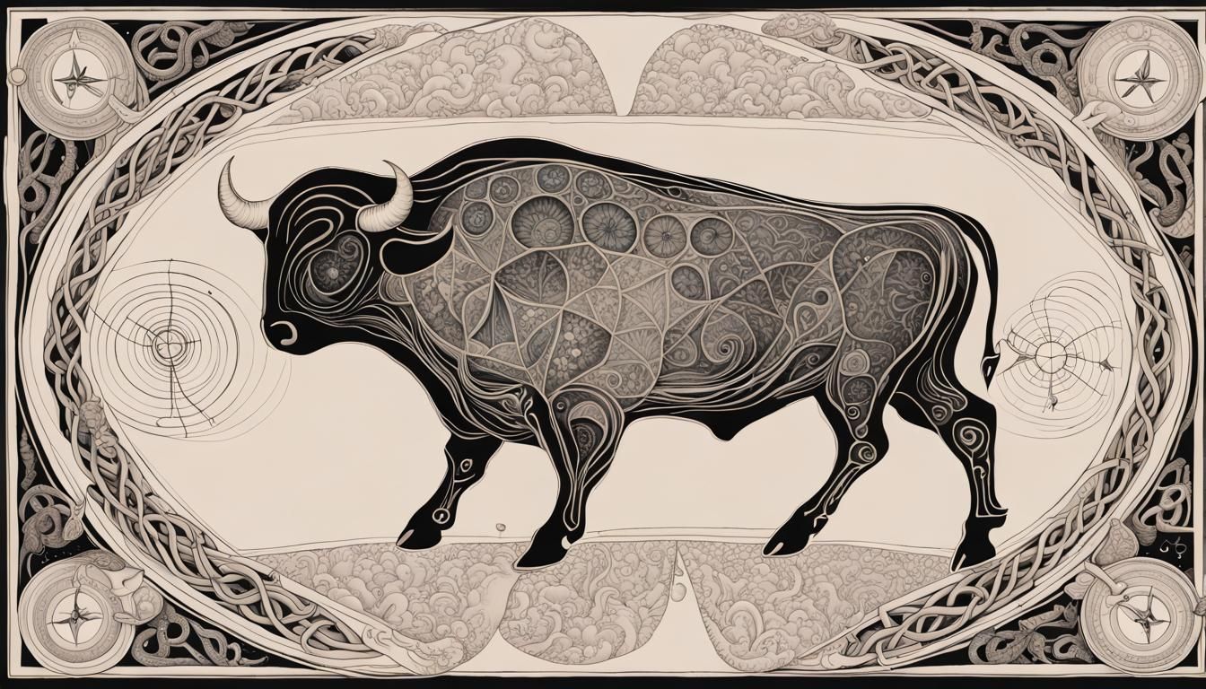 (Taurus-oidal field), Bison, Technical drawings, crop circles ...