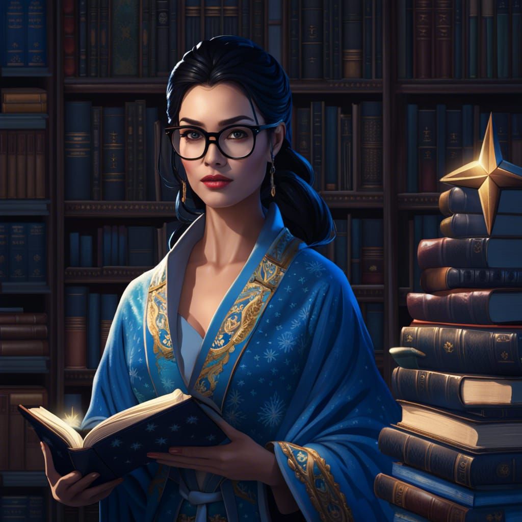 Librarian Mage - AI Generated Artwork - NightCafe Creator