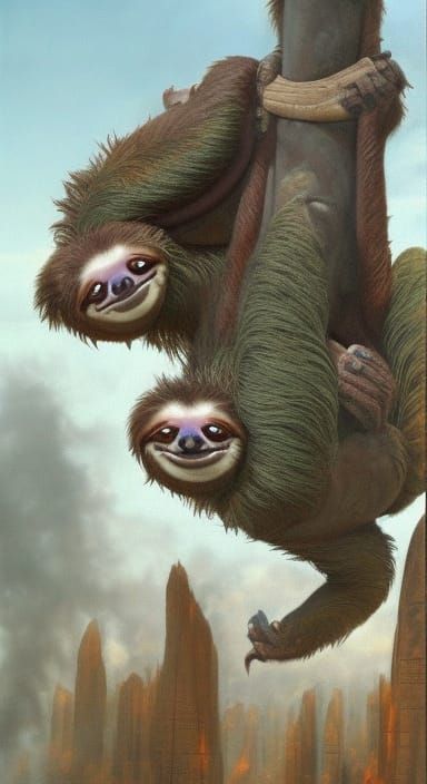 Sloth - AI Generated Artwork - NightCafe Creator