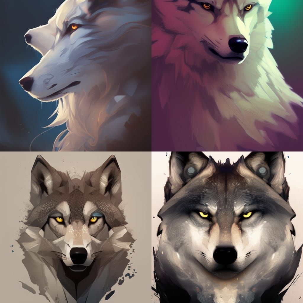 Wolves - AI Generated Artwork - NightCafe Creator