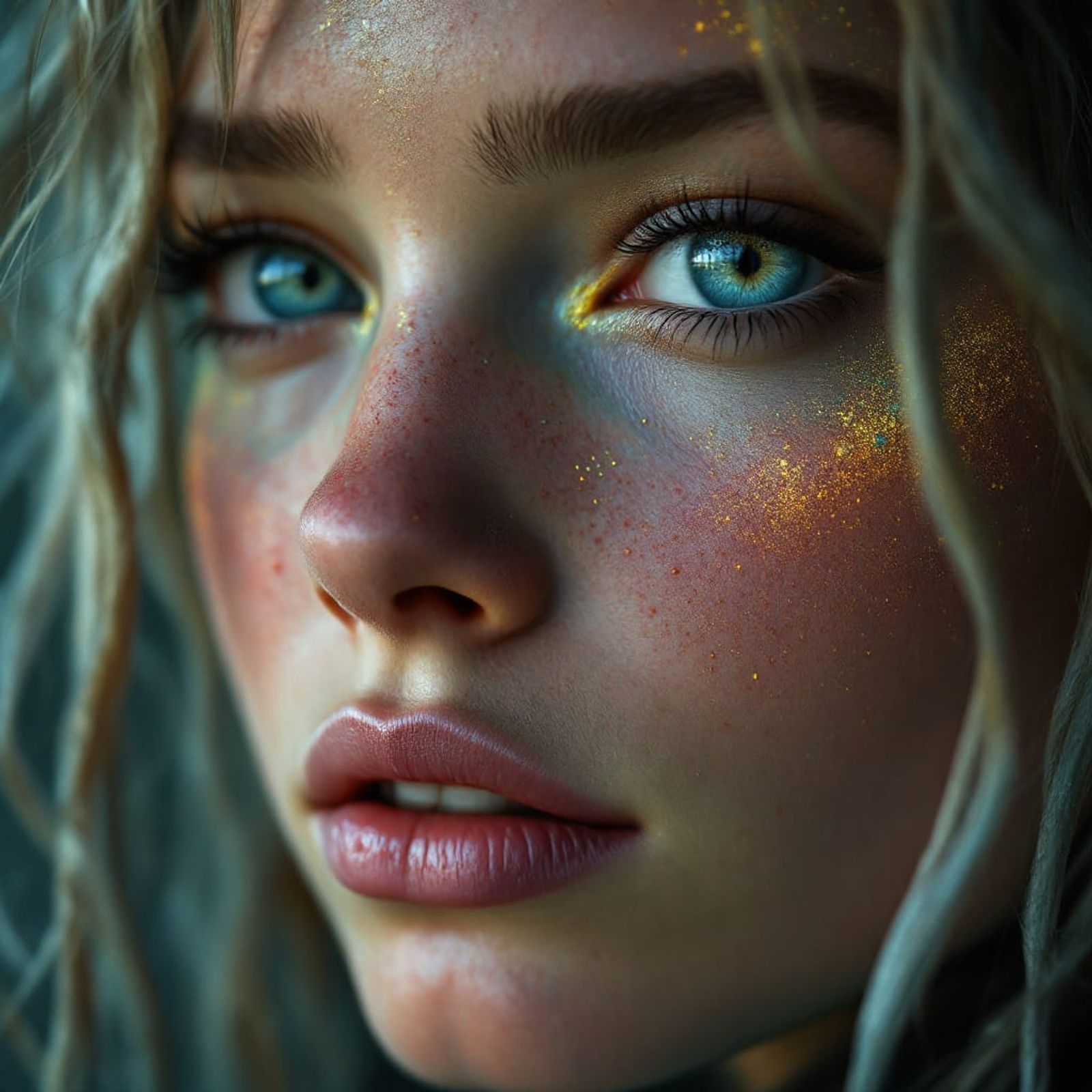 A hyper-realistic digital artwork of a delicate and transparent jade ...