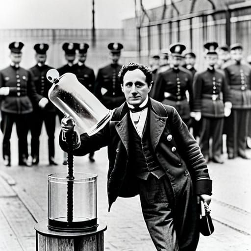 Harry Houdini - AI Generated Artwork - NightCafe Creator