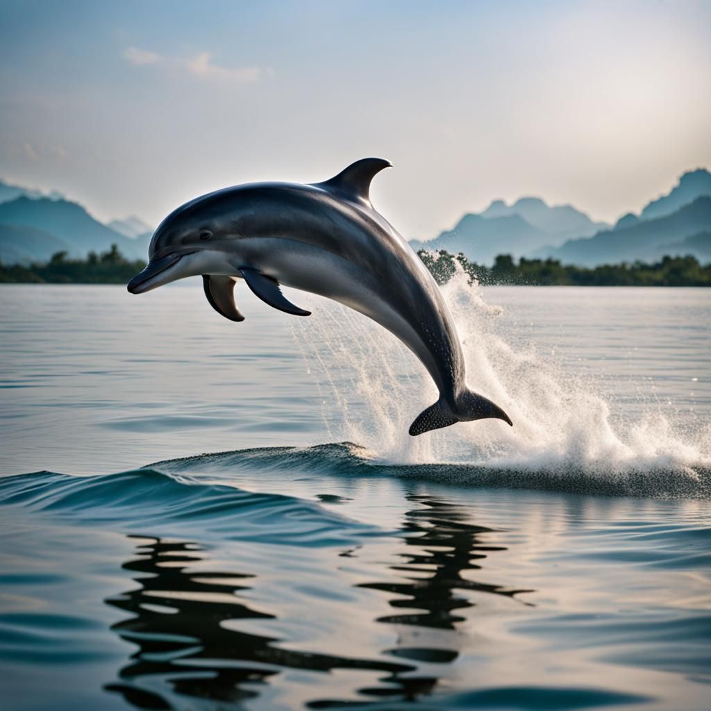 Realistic dolphin - AI Generated Artwork - NightCafe Creator