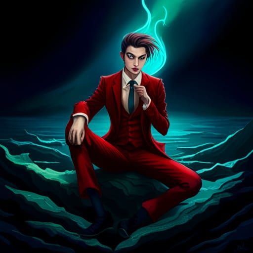 Vampire Merman - AI Generated Artwork - NightCafe Creator