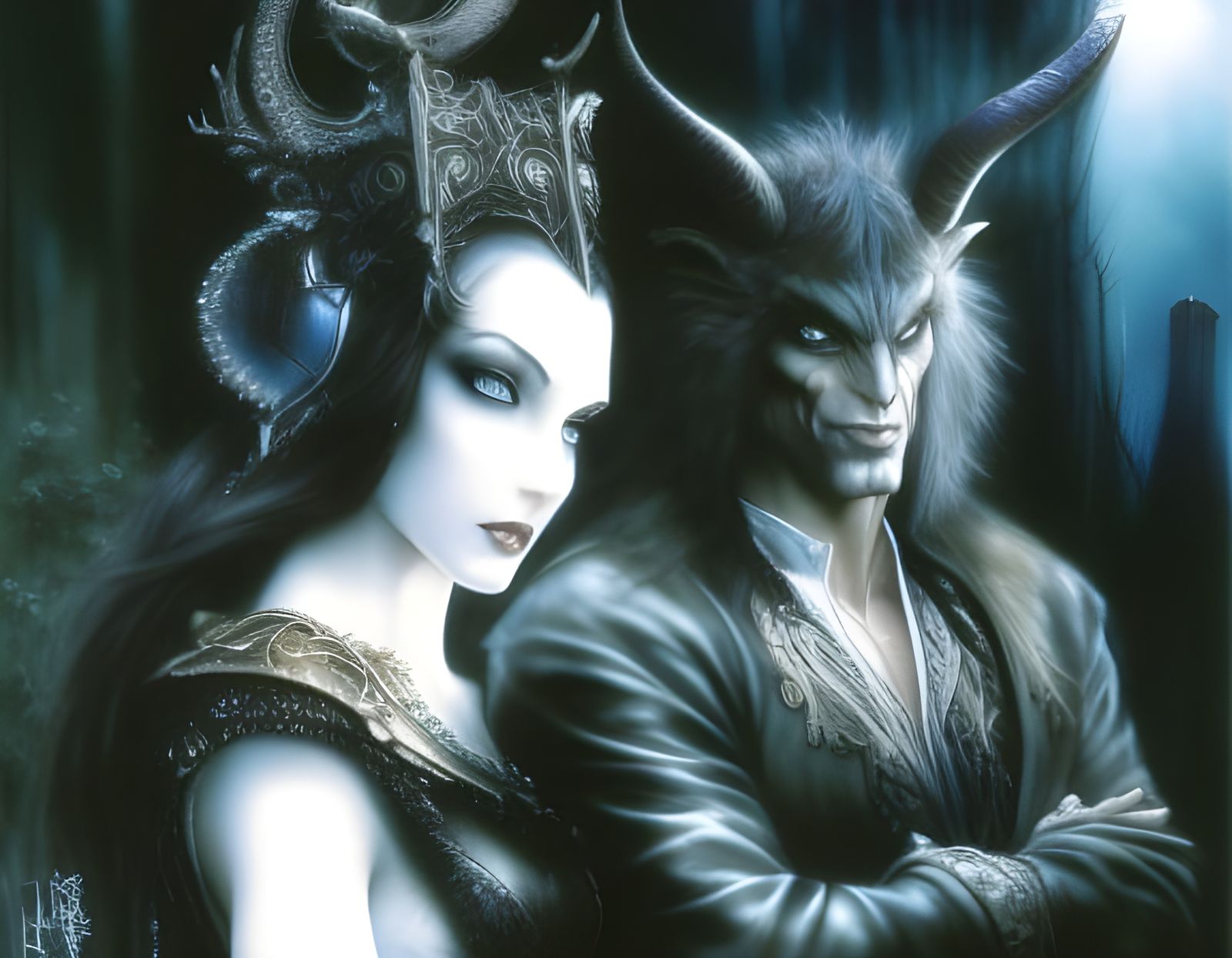 The Beauty and The Beast thinking - AI Generated Artwork - NightCafe ...