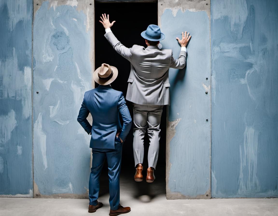 Agents Kowalski and Kowalskï - AI Generated Artwork - NightCafe Creator