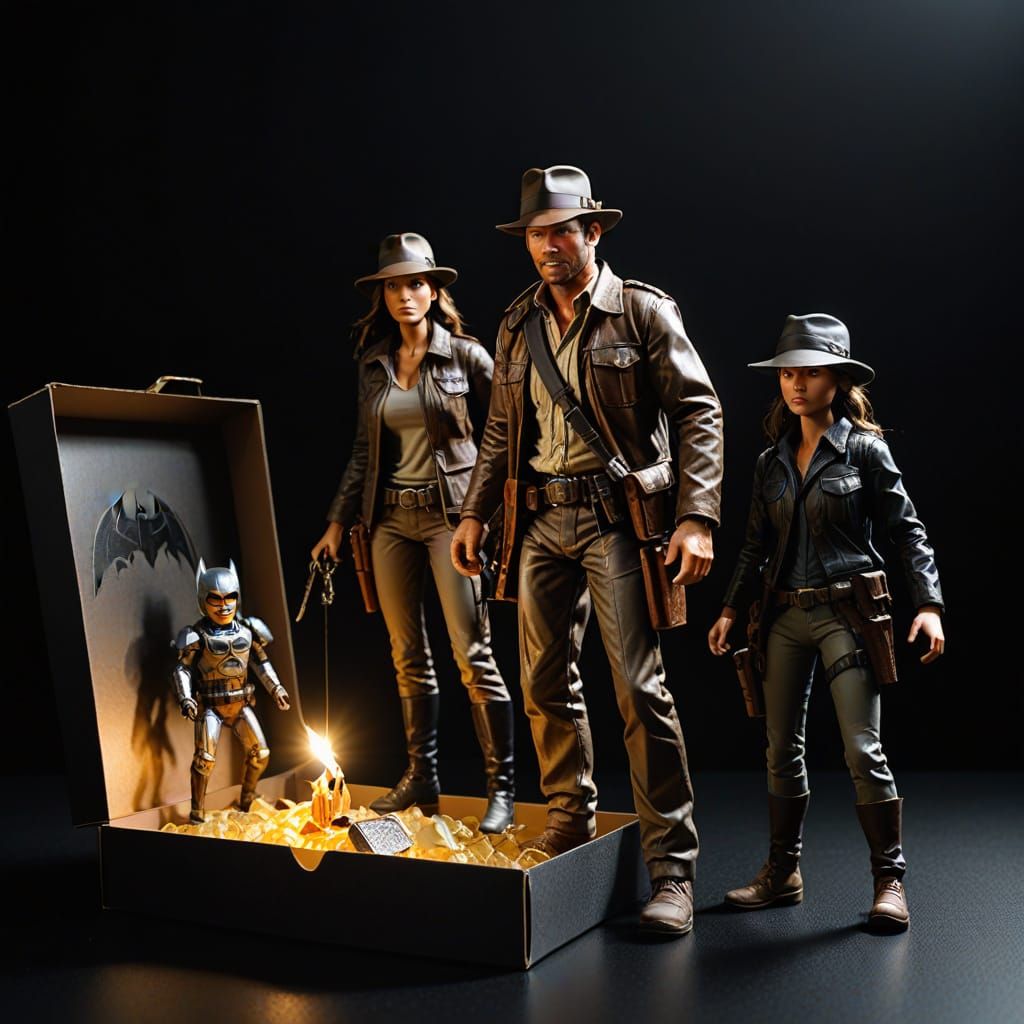 Hyper-Realistic Action Figure Collection in Luxuri... - AI Art