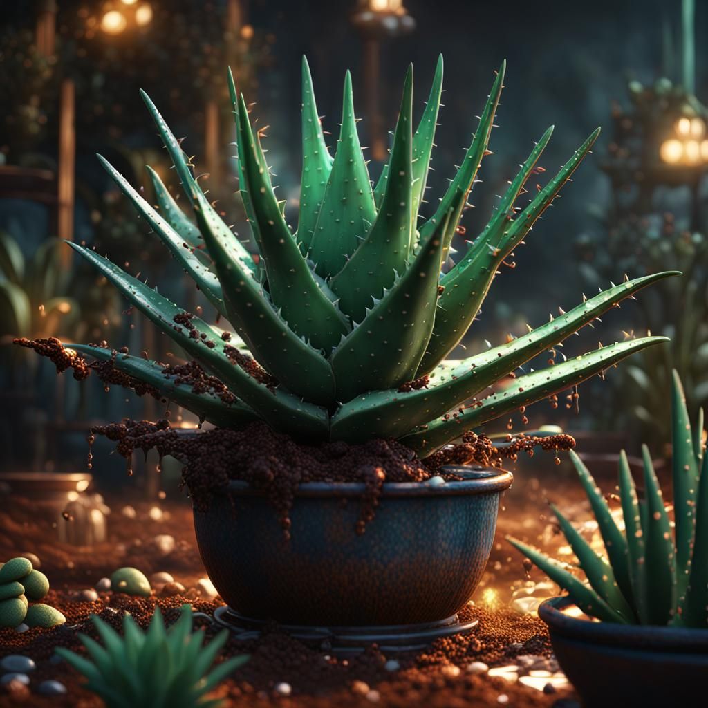 Don’t Trust the Aloe - AI Generated Artwork - NightCafe Creator