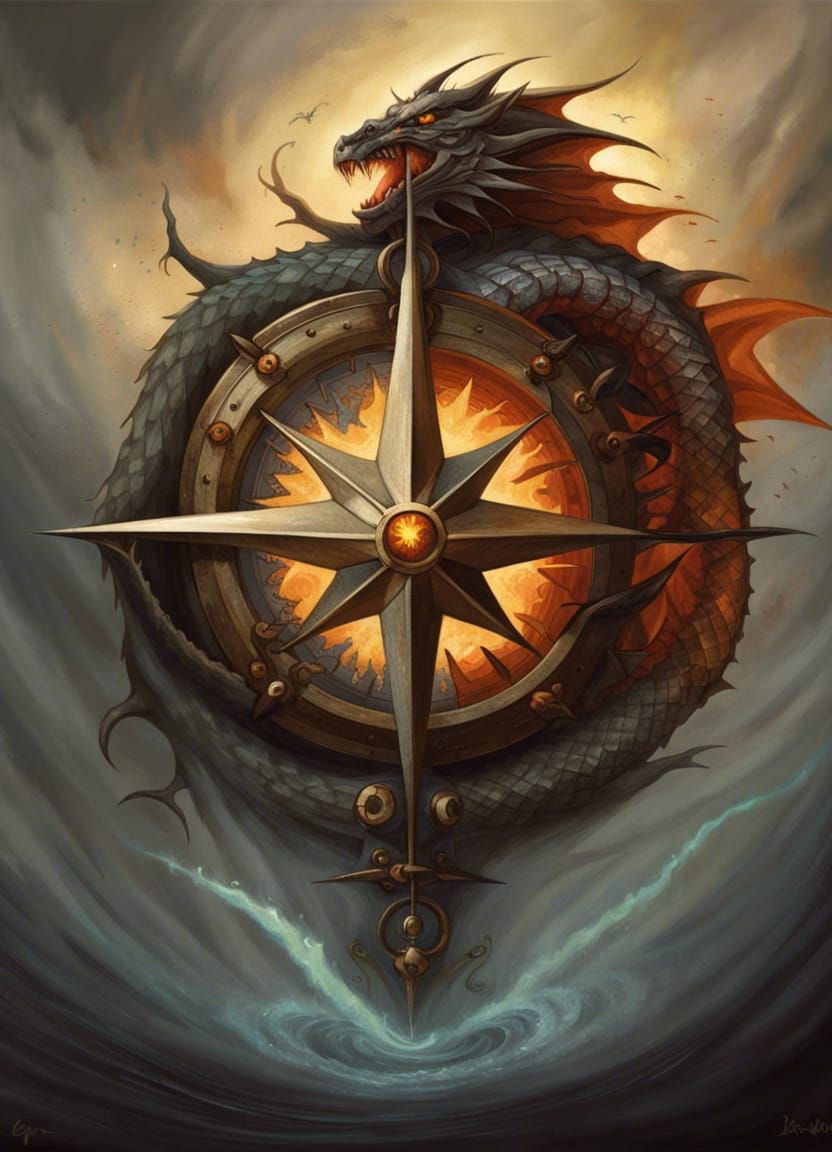 Compas des mers - AI Generated Artwork - NightCafe Creator