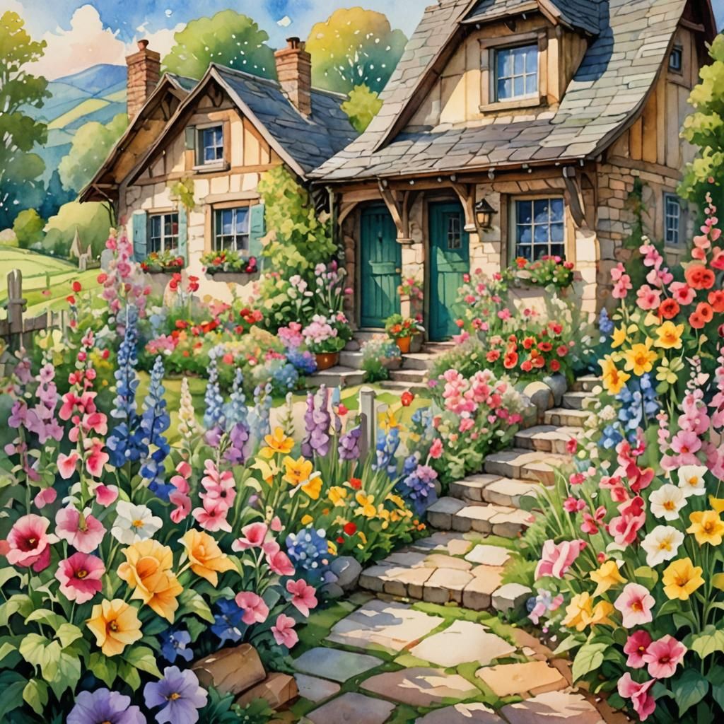 cottagecore 2 - AI Generated Artwork - NightCafe Creator