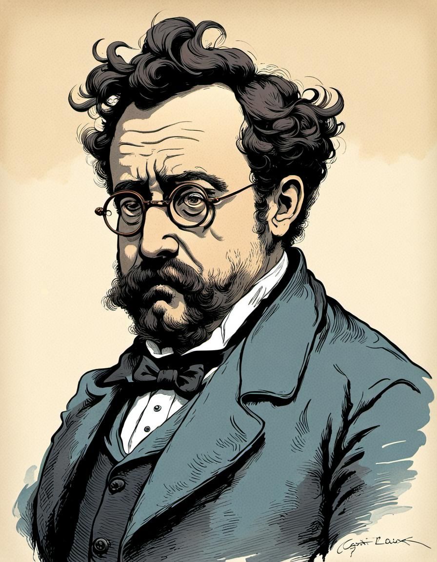 Gaston Leroux - AI Generated Artwork - NightCafe Creator