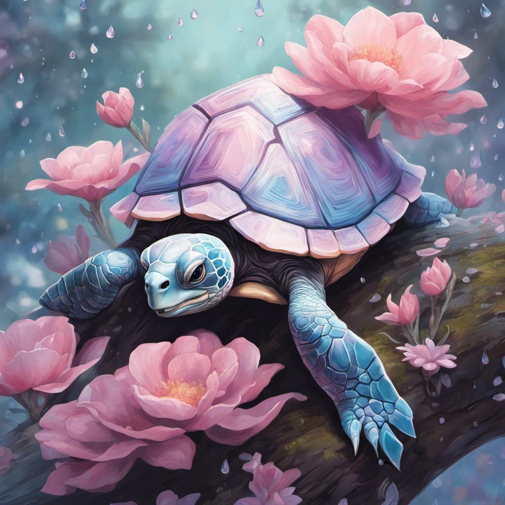 Pastel Turtle - AI Generated Artwork - NightCafe Creator
