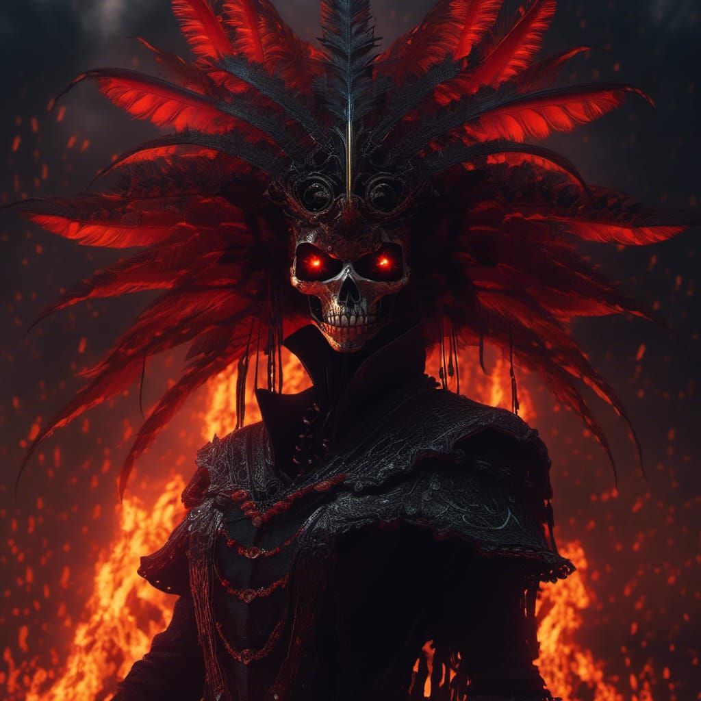 Demon Portrait - AI Generated Artwork - NightCafe Creator