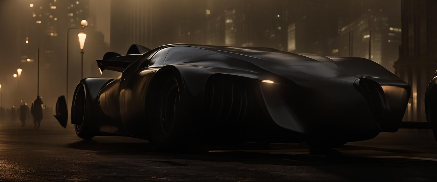 Post-apocalyptic Batmobile - AI Generated Artwork - NightCafe Creator