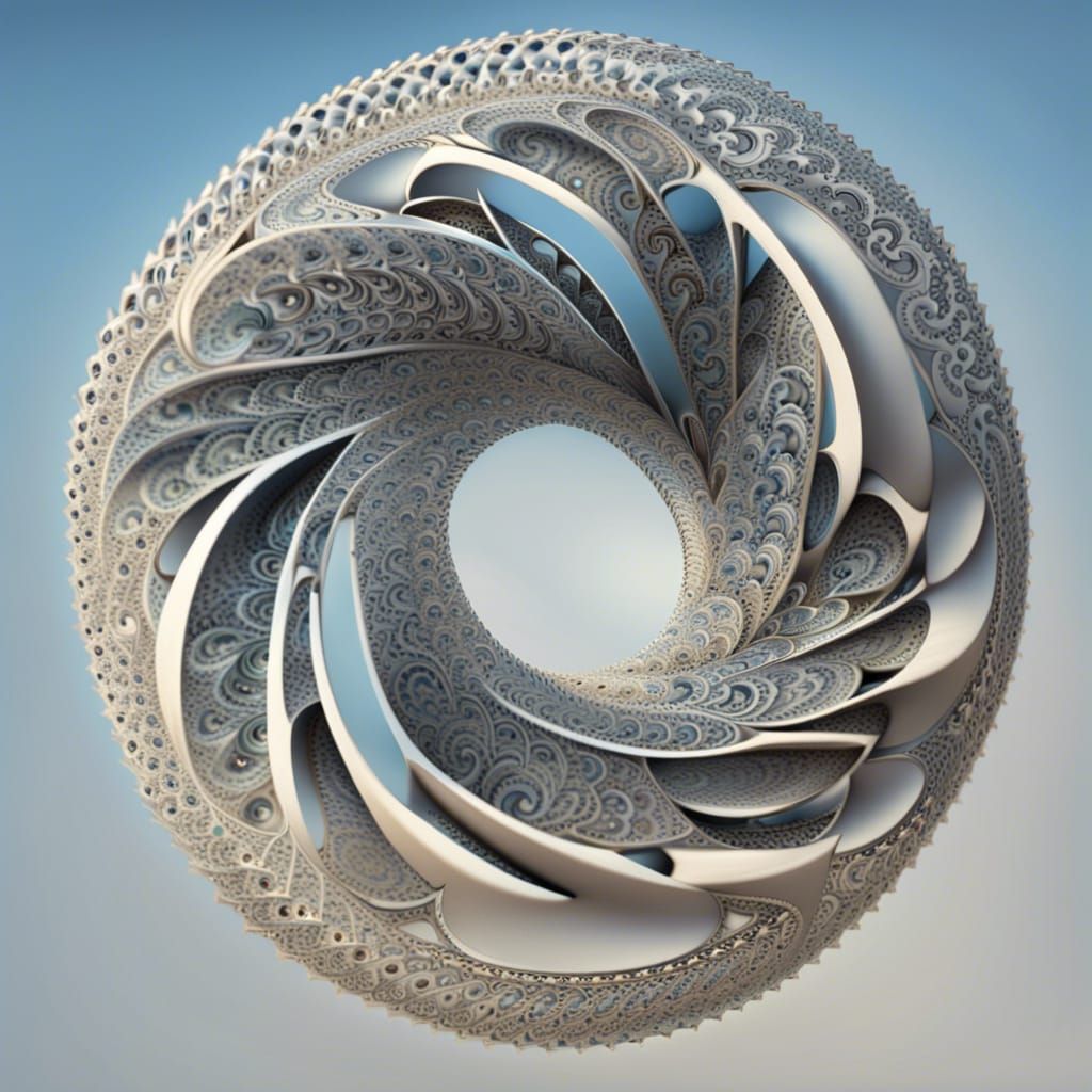 Fractal Torus - AI Generated Artwork - NightCafe Creator
