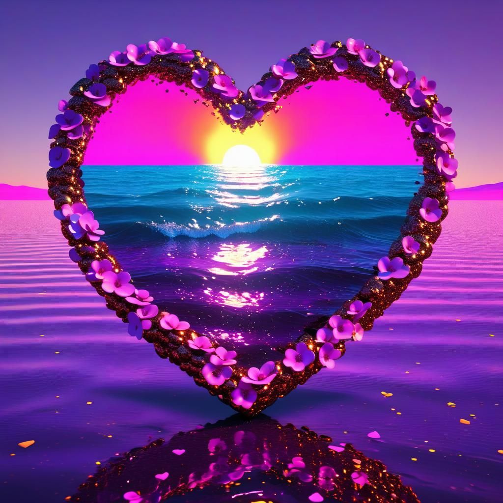 The Heart Is An Ocean - AI Generated Artwork - NightCafe Creator