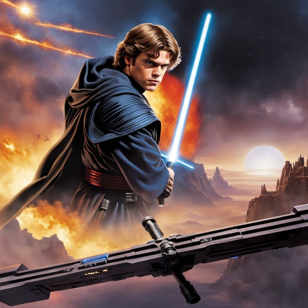 anakin skywalker - Galactic Hero in Jedi Attire