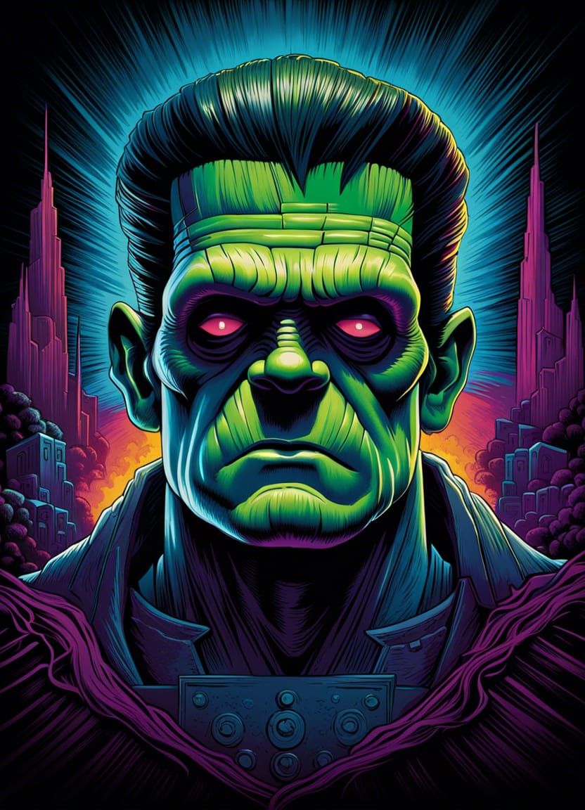 Frankenstein - AI Generated Artwork - NightCafe Creator