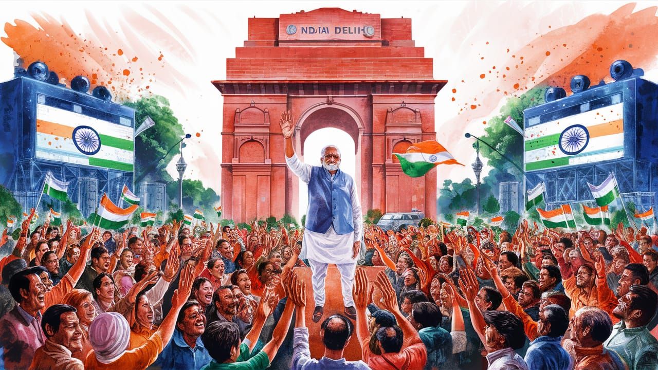 Indian general election - AI Generated Artwork - NightCafe Creator