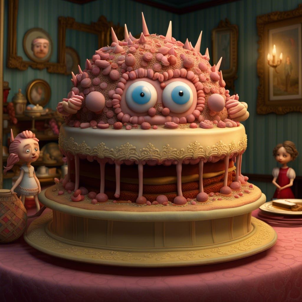 puppet cakes for the cake palace of Cosmicorphan - AI Generated Artwork ...