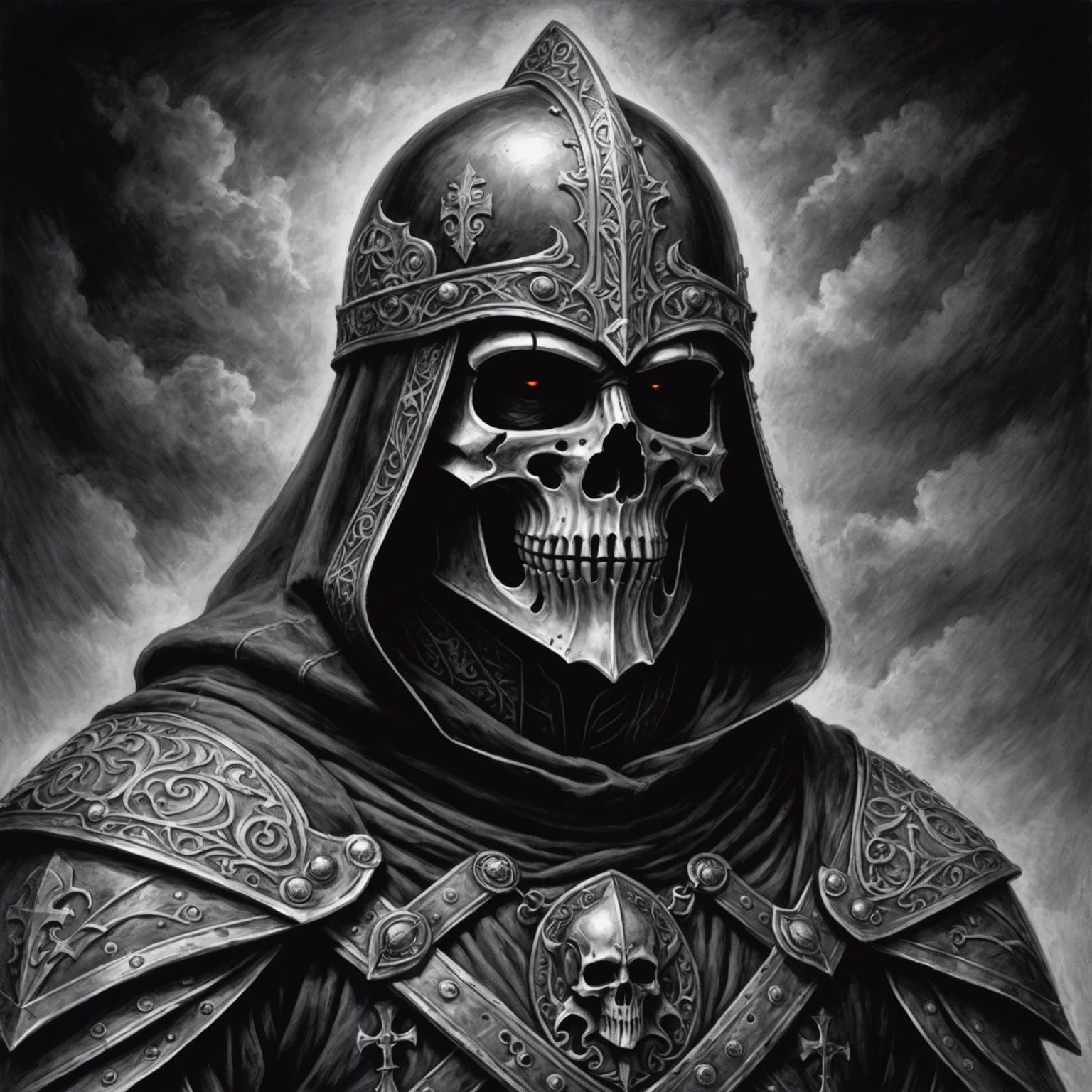 Vile Death Knight - AI Generated Artwork - NightCafe Creator