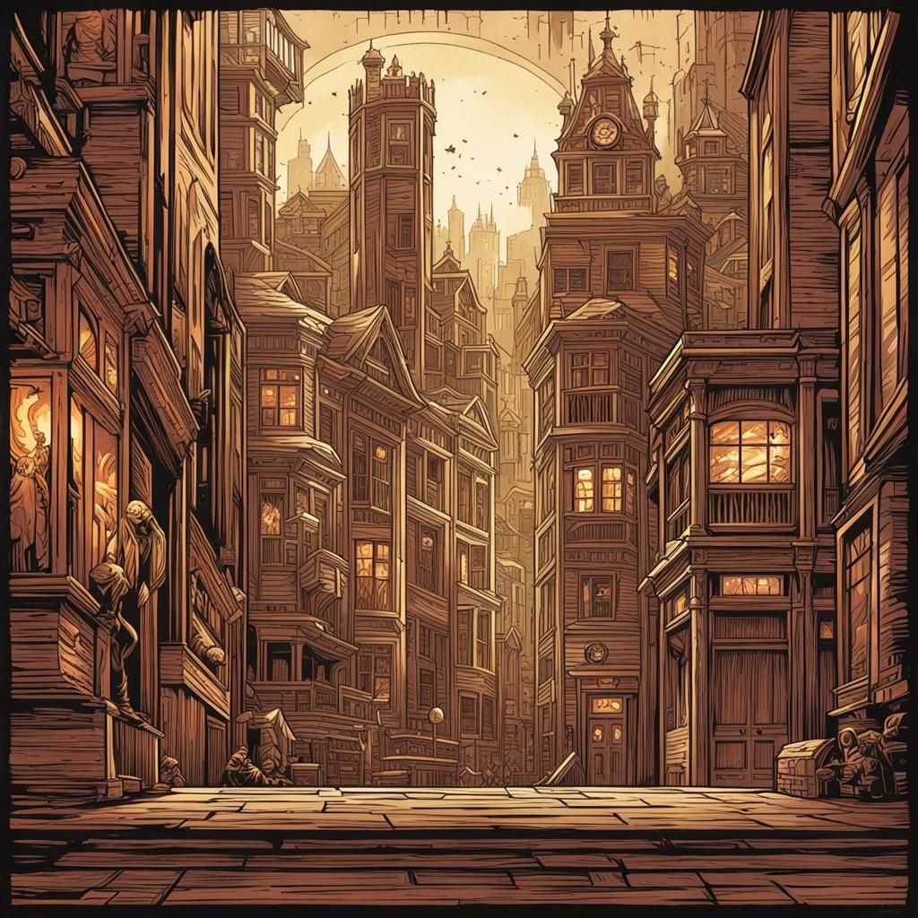 Plain wooden placard - AI Generated Artwork - NightCafe Creator