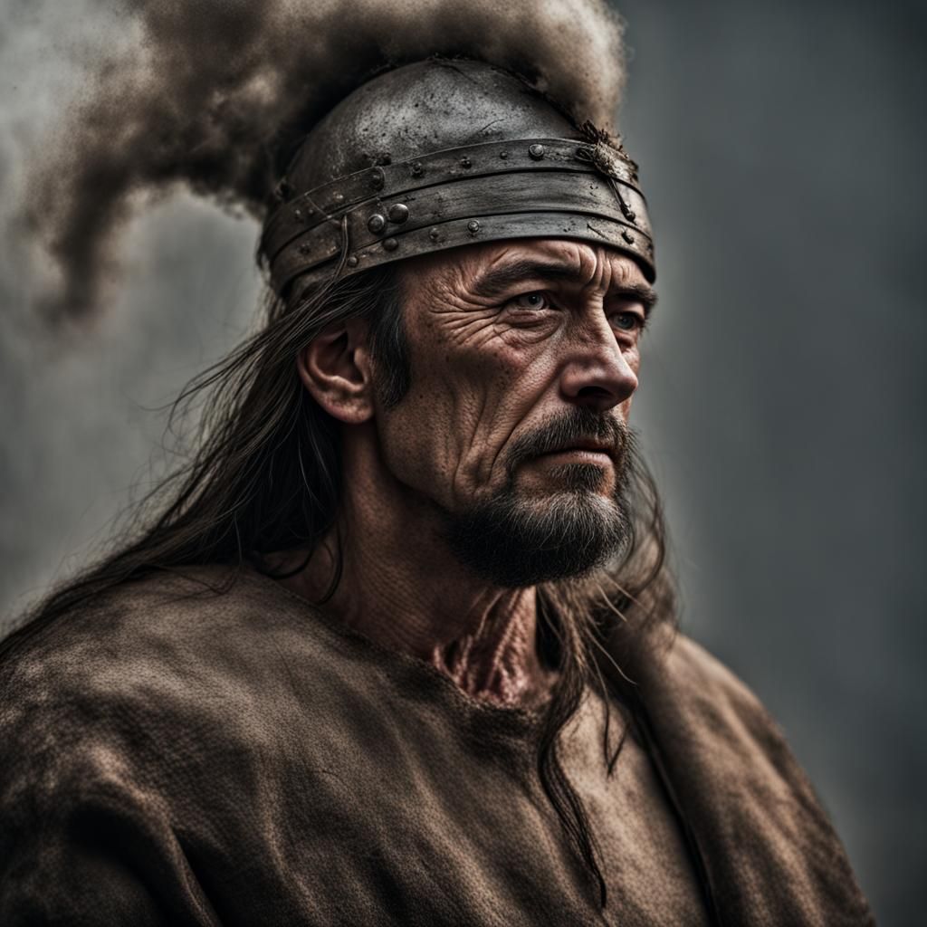 Attila the Hun portrait - AI Generated Artwork - NightCafe Creator