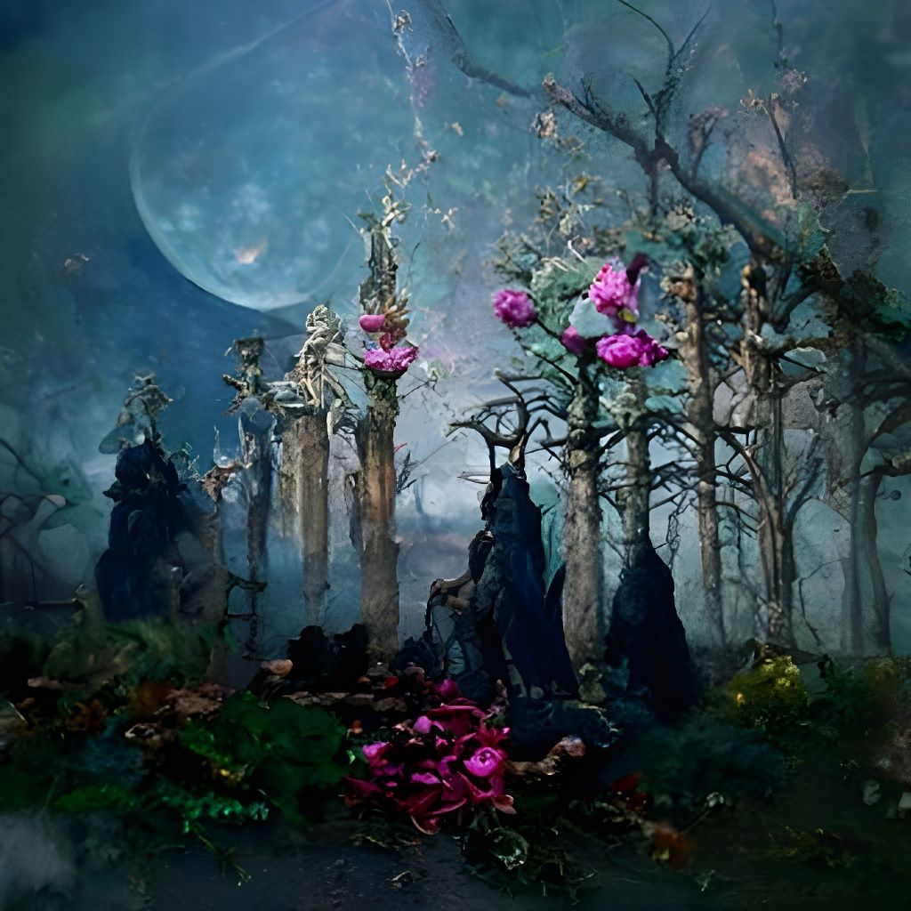 Fallow mystic forest goth dream Ferdinand Knab gothic art mysterious ...