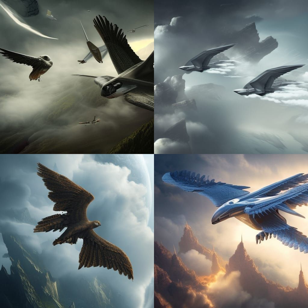 the power of flight - AI Generated Artwork - NightCafe Creator