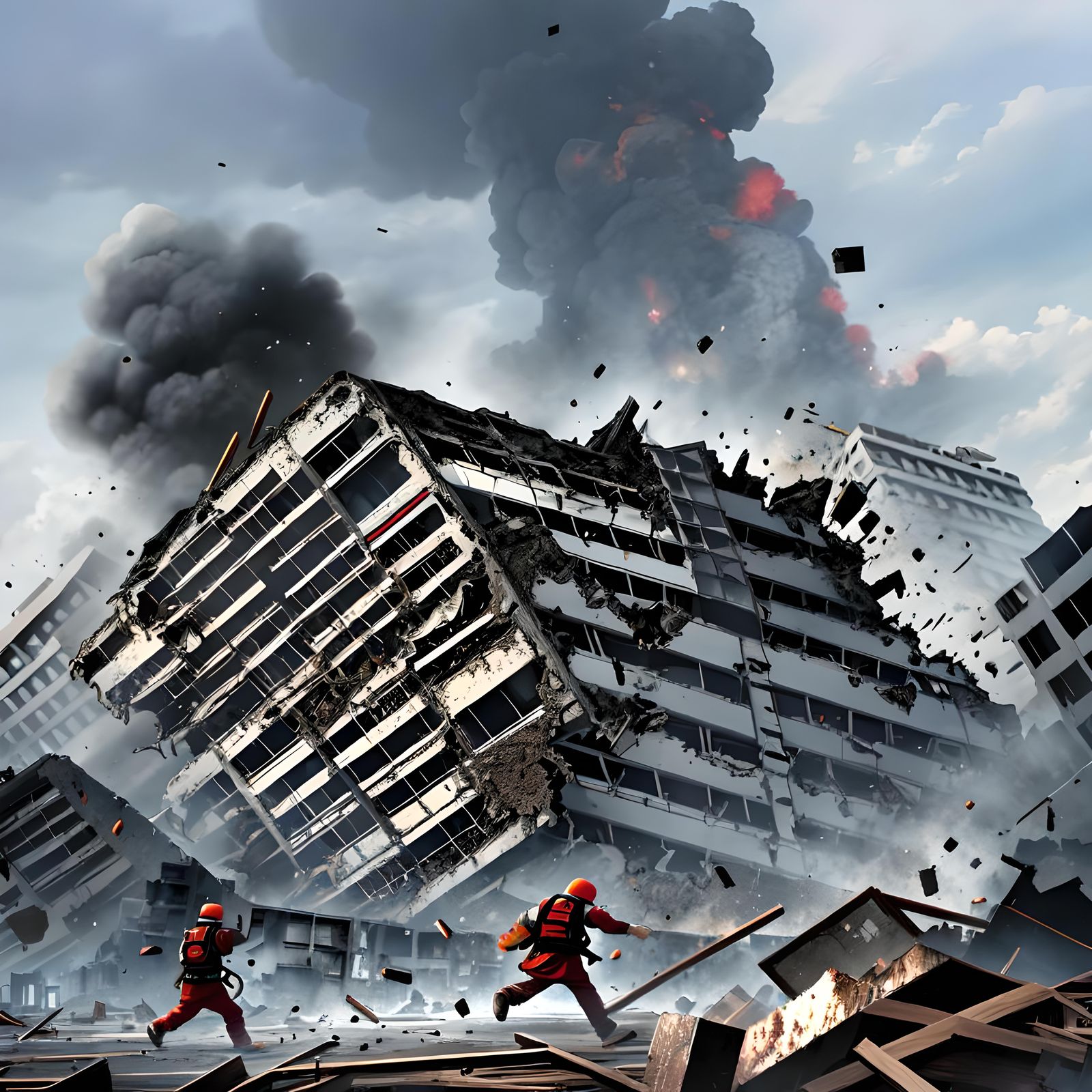 massive destruction - AI Generated Artwork - NightCafe Creator