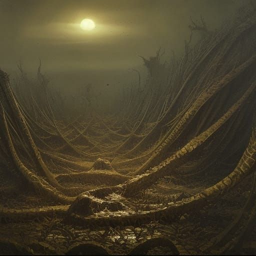 Alien Planet Landscape - AI Generated Artwork - NightCafe Creator