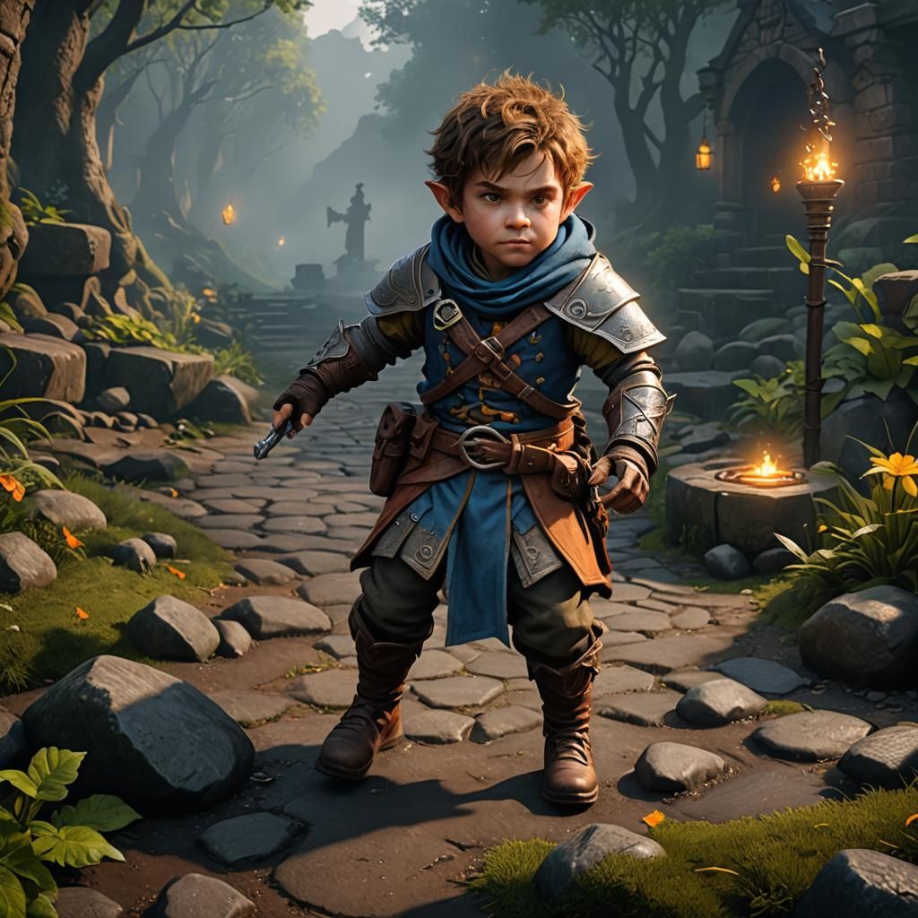 Halfling Rogue - AI Generated Artwork - NightCafe Creator