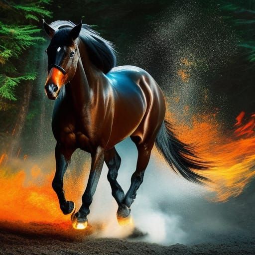 Musta Ori - AI Generated Artwork - NightCafe Creator