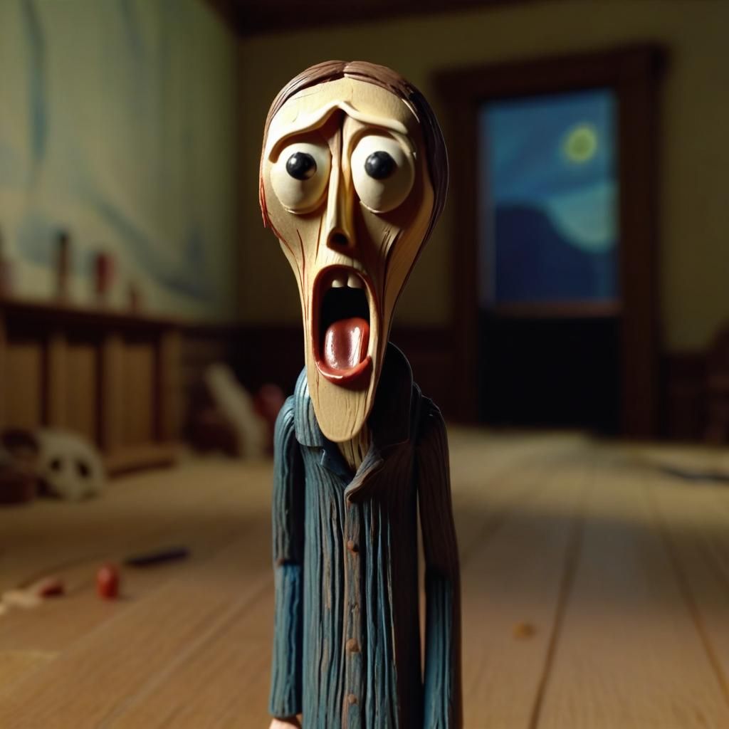 Edvard Munch's The Scream - AI Generated Artwork - NightCafe Creator