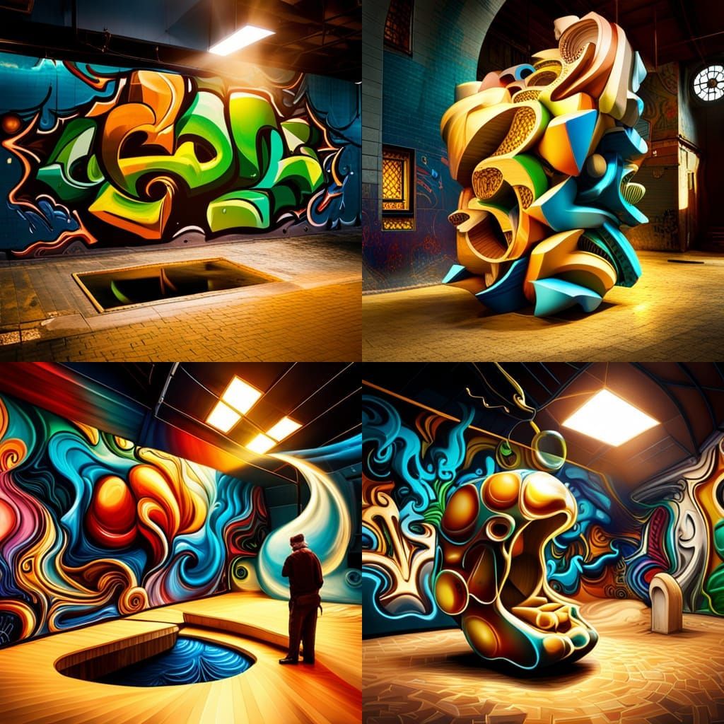 Graffiti word god bubble - AI Generated Artwork - NightCafe Creator