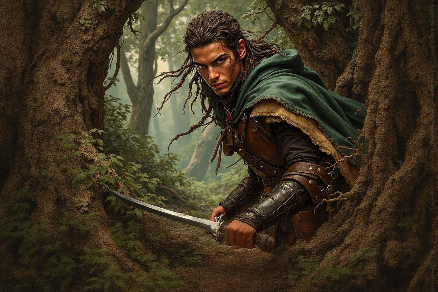 Lothar, human ranger, Veteran of the 2nd Continental War, Draconis Empire